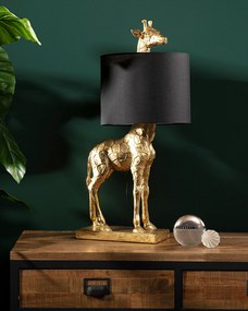 Velké dekorační  svítidlo Gold Giraffe výška 70cm