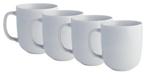 CASA NOVA Sada hrnků 400 ml set 4 ks - šedá