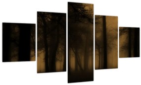 Obraz - Temný les (125x70 cm)