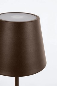 BIZZOTTO Zahradní stojací LED lampa ETNA 38 cm hnědá