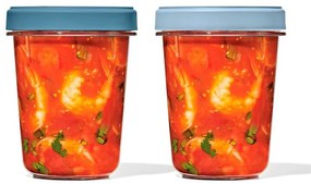 OXO Sada stohovatelných dóz na potraviny Twist&Stack, 950 ml, 2 ks 11393600