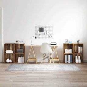Sestava TV skříněk 4 ks Staré dřevo Kompozitní dřevo 3393528