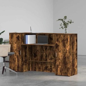 Recepční stůl kouřový dub 180x50x103,5 cm kompozitní dřevo 3324209