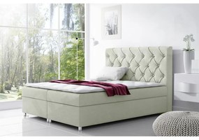 Kontinentální postel Balicci, Rozměr postele: 180 x 200 cm, Barva:: ekokůže Soft 017 (bílá)