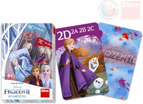 DINO Hra karetní Kvarteto Frozen II (Ledové Království) *SPOLEČENSKÉ HRY* dn605961