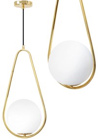 Toolight - Stropní svítidlo 1xE27 60W APP472-1CP, zlatá, OSW-00650
