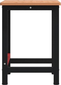 Pracovní stůl 100x60x81,5 cm masivní bukové dřevo obdélníkový 3309662