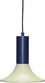 Světle zelené/tmavě modré kovové stmívatelné závěsné svítidlo ø 25 cm Luminary – Hübsch