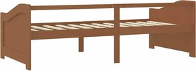 3místná válenda medově hnědá masivní borovice 90 x 200 cm 322166