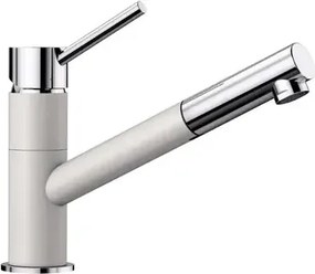 Blanco Kano S - Dřezová baterie s výsuvnou koncovkou bílá/chrom