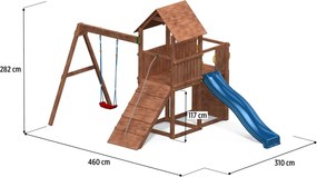 Marimex | Dětské hřiště Marimex Play Basic 003 + modrá skluzavka | 11640189