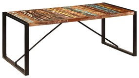Jídelní stůl 200 x 100 x 75 cm masivní recyklované dřevo - Default Title