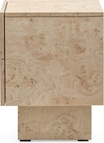 Noční stolek Decoria 39,8 cm burl