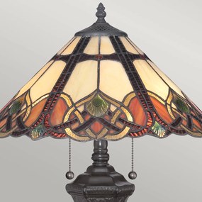 Elstead Secesní stolní lampa Tiffany CAMBRIDGE výška 60 cm