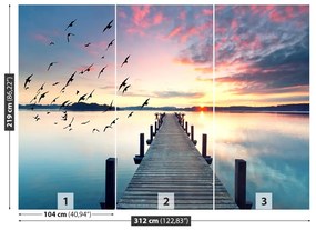 Fototapeta Lake Pier 104x70