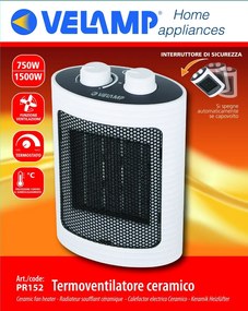 VELAMP PR152 Keramický ohřívač 1500W