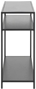 Černý konzolový stolek 100x35 cm Seaford - Actona