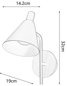 Brilagi - LED Nástěnná lampa LUCERA LED/3W/230V černá