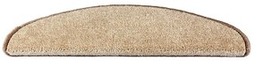 Vopi Nášlapy na schody Eton béžový půlkruh, samolepící - 28x65 půlkruh (rozměr včetně ohybu)