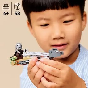 LEGO® Star Wars™ 75436 Mandalorian a Grogu a spídrová motorka / Počet