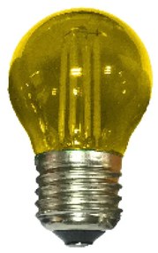 Diolamp LED Decor Filament barevná žárovka P45 4W/230V/E27/Yellow/390Lm/360°, žlutá