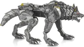 Metal Earth 3D puzzle Premium Series: Kybernetický vlk / 151 dílků / o