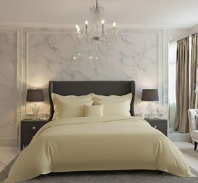 Kvalitex Saténové povlečení LUXURY COLLECTION 140x200, 70x90cm smetanové Bettwäschegröße: 1+2, 240x200, 70x90cm