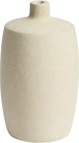 Krémová váza z papírmaše (výška 26 cm) Mireni – Kave Home