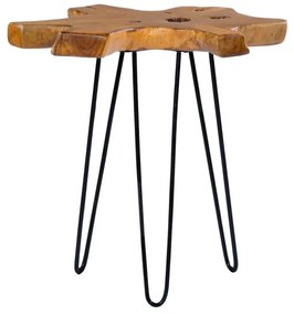 Kayoom Odkládací stolek Woodstock 125 Natural / Lesk