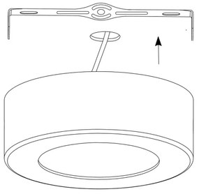 Eglo 98559 - LED RGB Stmívatelné stropní svítidlo FUEVA-C LED/21W/230V