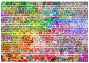 Fototapeta - Rainbow Wall