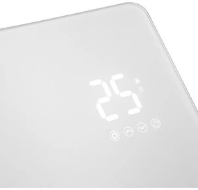 Sencor - Chytrý elektrický přímotop/konvektor 1200/2400W/230V IP24 Wi-Fi bílá