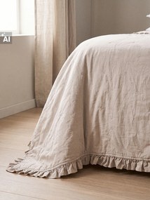 Sinsay - BEDCOVER - krémová