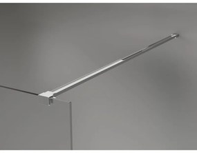 Mexen Lunar sprchová stěna pravá 130 x 200 cm, 8mm čiré sklo, chromová, 830-130-000-01-00-P