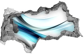 Wallmuralia Díra 3D fototapeta nálepka Abstrakce vlny 95x73 cm
