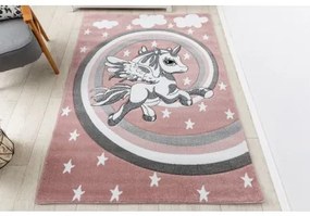 Dywany Luszczow Kusový koberec PETIT PONY poník, růžový Rozměr koberce: 160 x 220 cm