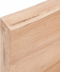 Koupelnová deska hnědá 100x60x(2-6) cm ošetřený masivní dřevo 3156136