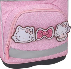 BAAGL Školní aktovka Zippy Plus Hello Kitty Sweet Leopard / GRS / 21 l