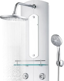 Sprchový panel - stříbrný | 25x43x120 cm
