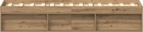 Rám postele bez matrace dub artisan 75x190cm Dřevěné konstrukce 3329310