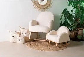 Childhome Koše na hračky Teddy Off White 3 ks