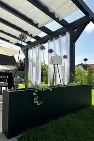 Květináč ELEMENTO SLIM, sklolaminát, šířka 90 cm, antracit
