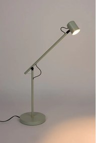 Světle zelená kovová stolní lampa (výška 45,5 cm) Aero – White Label