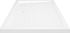 vidaXL Sprchová vanička s puntíky bílá 70 x 100 x 4 cm ABS [148899]