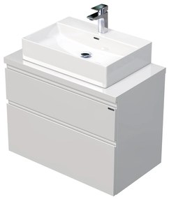 Intedoor Letty Desk skříňka s umyvadlem na desku LE DESK 80 2Z Barva: A3416 Bílá Mat