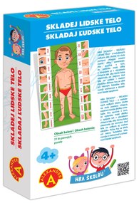 PEXI Alexander Hra školou Skládej lidské tělo