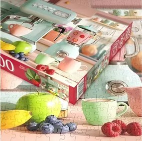 CHERRY PAZZI Puzzle Espresso styl / 500 dílků / 50 x 34,5 cm