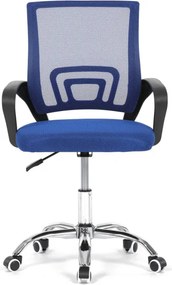 Dětská otočná židle modrá KA-L103 BLUE