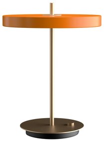 Oranžová LED stmívatelná stolní lampa s kovovým stínidlem (výška 41,5 cm) Asteria Table – UMAGE