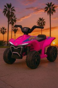 Elektrické autíčko QUAD Kids E-ATV růžové